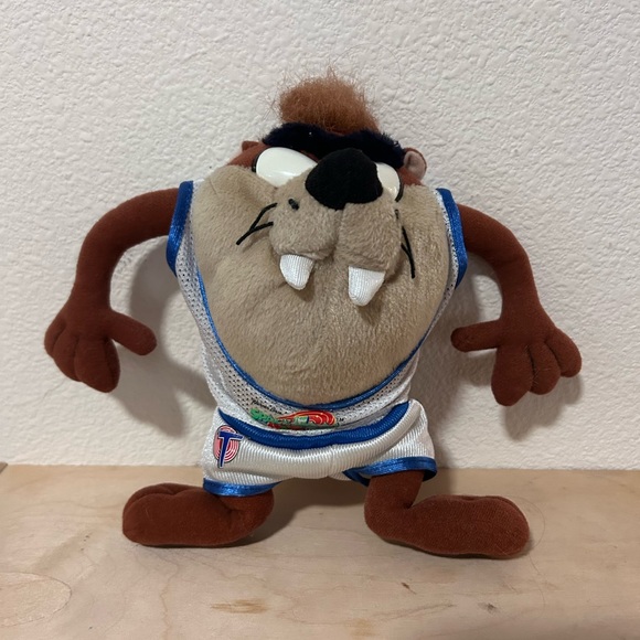 McDonald's | Toys | Vintage Space Jam 996 Taz Plush Mcdonalds Toy ...
